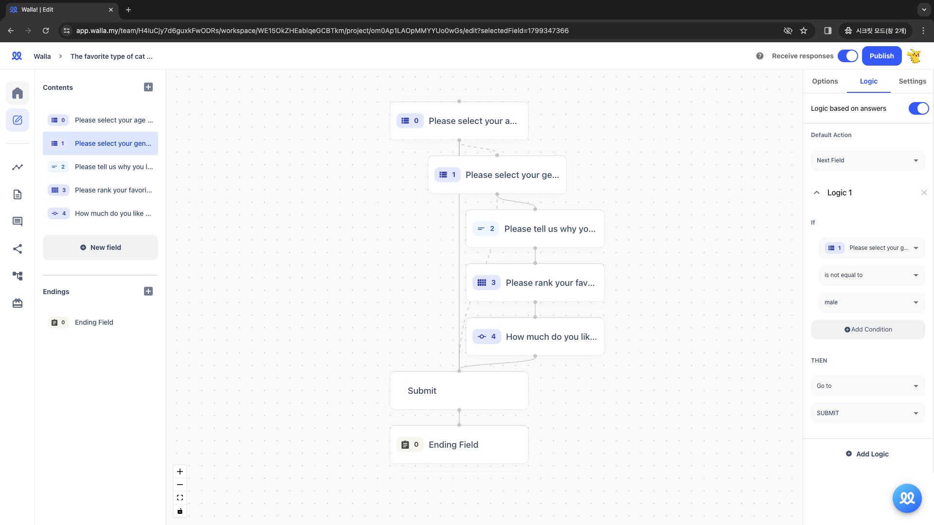 Setting Logic - Walla Docs
